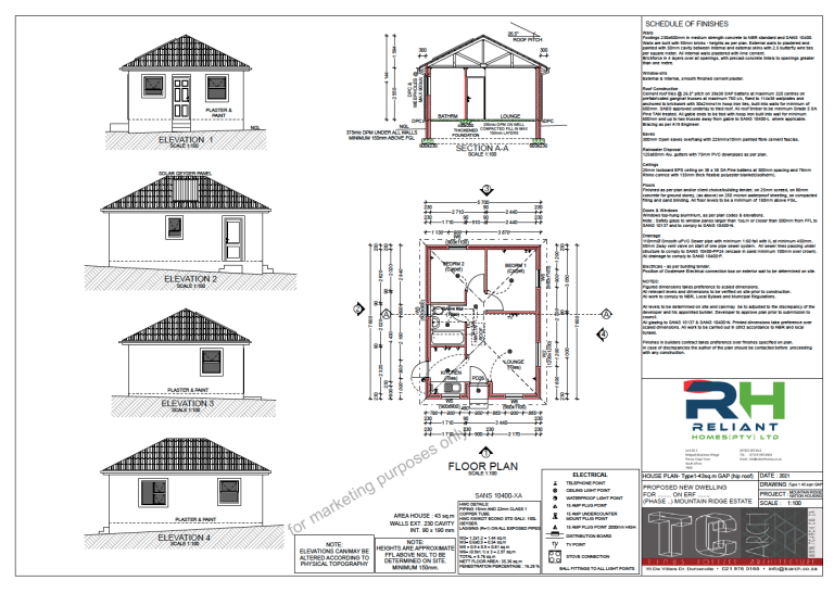 Pricing and Plans - Reliant Homes